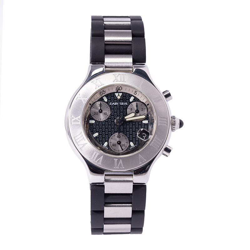Cartier 21 Chronoscaph 2424 38mm - DND Luxury
